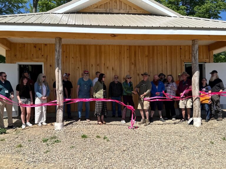 The Heron Celebrates Opening of Campground Bathhouse with Ribbon Cutting
